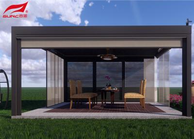 China Outdoor Garden Pergola With SS Grade 304 and All Stainless Steel Customized Aluminium Frame for sale