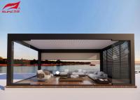 China Upgrade Your Garden Design With Motorized Aluminum Pergola Remote Control Or Smart Home Integration for sale