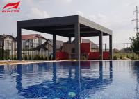 China Upgrade Your Garden Design With Motorized Aluminum Pergola Remote Control Or Smart Home Integration for sale