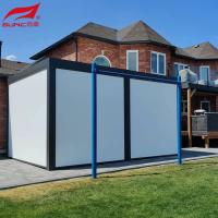 China Smartly Crafted Motorized Waterproof Aluminum Pergola For Modern Outdoor Living Spaces for sale