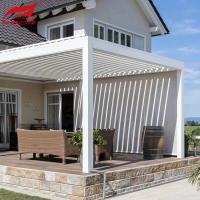 China Smart Remote Controlled Aluminum Garden Pergola Waterproof Windproof Gazebo Outdoor/Freestanding for sale