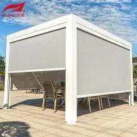 China Waterproof Windproof Electric Aluminum Pergola For Garden/ Outdoor for sale