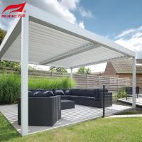 China Smart Remote Controlled Aluminum Garden Pergola Waterproof Windproof Gazebo Outdoor/Freestanding for sale