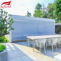 China Smart Remote Controlled Aluminum Garden Pergola Waterproof Windproof Gazebo Outdoor/Freestanding for sale