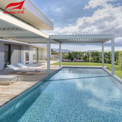 China Smart Aluminum Pergola With Remote Control Customizable Color for sale