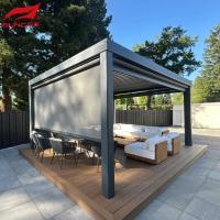 China Smart Remote Controlled Aluminum Garden Pergola Waterproof Windproof Gazebo Outdoor/Freestanding for sale