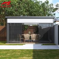 China Customized Size Aluminum Retractable Pergola With Remote Control And Smart Home Integration for sale