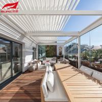 China Waterproof Windproof Aluminum Motorized Pergola Freestanding for sale