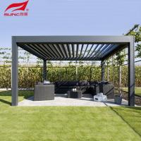 China Effortlessly Create Outdoor Space With Motorized Aluminum Pergola for sale