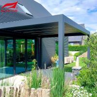 China Waterproof Aluminium Garden Pergola With Remote Control for sale