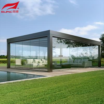 China Customizable Aluminum Pergolas For Outdoor Gardens White Color for sale