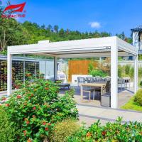China Smart Remote Controlled Aluminum Garden Pergola Waterproof Windproof Gazebo Outdoor/Freestanding for sale
