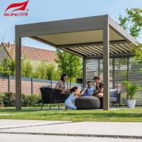 China Aluminium Pergola Aluminum Round Rod Control System Remote Control / Smart Home Integration for sale