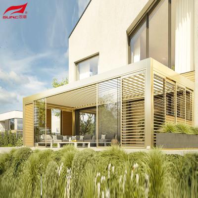 China Freestanding Motorized Aluminum Pergola Customized Size Waterproof for sale