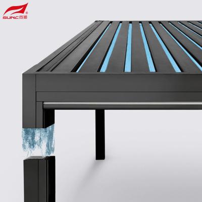 China Effortlessly Extend Your Outdoor Living Space With Aluminum Retractable Pergola for sale