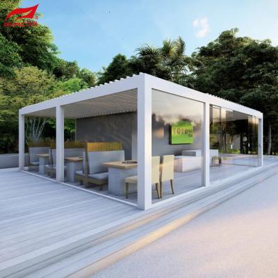 China Wall Mounted Motorized Aluminum Pergola The Ultimate Garden Design Accessory for sale
