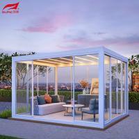 China Garden Design Waterproof And Windproof Aluminum Pergola for sale