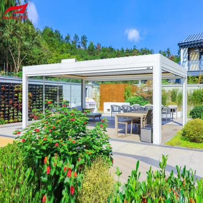 China Garden Design Waterproof And Windproof Aluminum Pergola for sale