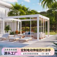 China Garden Design Motorized Aluminum Pergola Wall-Mounted / Freestanding for sale
