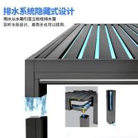 China Garden Design Motorized Aluminum Pergola Wall-Mounted / Freestanding for sale
