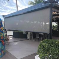China Electric Windproof Roller Shutter Intelligent Mosquito Proof Windproof Villa Sunshade Curtain for sale
