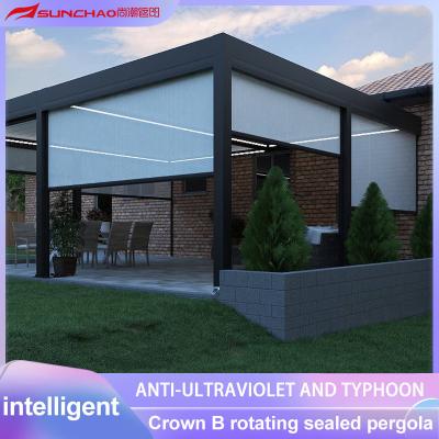 China Customizable Zip Track Blinds Waterproof Function 5% 10% 30% 100% Optional Aluminium Alloy Side Track for sale