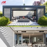 China Aluminium Pergola The Ultimate Garden Design Solution with Motorized Aluminum Pergola for sale