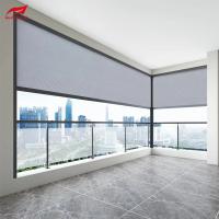 China Max Size 6M Height Exterior Windblock Shades Waterproof Zip Track Blinds For All-Weather Protection for sale