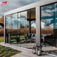 China Sturdy Freestanding Installation Motorized Aluminum Pergola For Garden Design Scene for sale