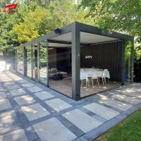 China Customized Size 3x3m Motorized Aluminum Pergola with Waterproof Remote Control and Smart Home Integration for sale