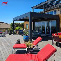 China Customized Color Aluminum Round Rod Aluminium Pergola  in Outdoor Scenes for sale