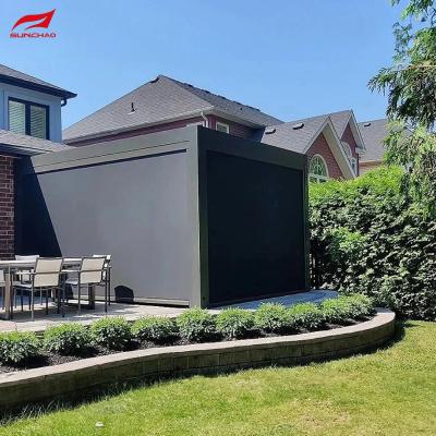 China Enjoy Your Outdoor Space All Year Round With Motorized Aluminum Pergola Waterproof Windproof Aluminium Pergola for sale