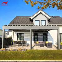 China Garden Customized Motorized Aluminum Pergola Wall mounted for sale