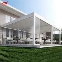China Swimming Pool Motorized Aluminum Pergola White for Garden Design for sale