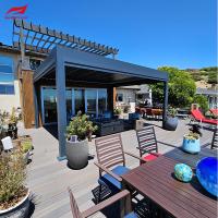 China Aluminum Retractable Pergola Waterproof Windproof Aluminium Pergola for Hassle-Free Outdoor Living for sale