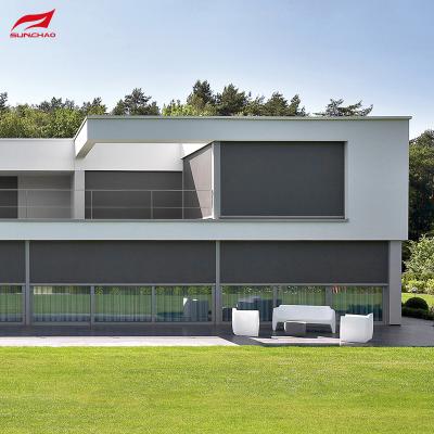 China Customizable Blockout Window Pelmets with Aluminium Zip Screen Blinds for sale
