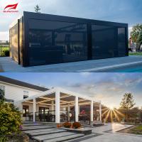China Garden Motorized Aluminum Pergola 4x4m Remote Control/Smart Home Integration Customized Size for sale
