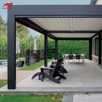 China 5x3m Customized Size Aluminum Pergola Grey Color for sale