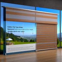 China Rainproof Function Outdoor Zip Track Blinds Max Size 6 M Height for Any Space for sale