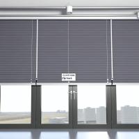 China Dark Grey/White/Custom Made Colour Zip Track Blinds 5% 10% 30% 100% Optional Openness Factor Aluminium Alloy Side Track for sale