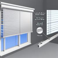 China Customizable Blockout Window Pelmets with Aluminium Zip Screen Blinds for sale