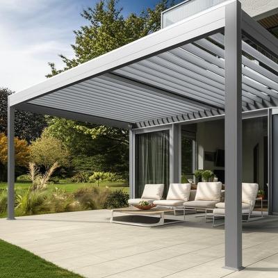China Enjoy the Convenience of Motorized Aluminum Pergola and Smart Home Integration for Your Outdoor Space for sale