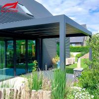 China Customized Size Motorized Aluminum Pergola Remote Control and Smart Home Integration for Waterproof Windproof Feature for sale