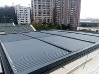 China SKS90 Aluminum Retractable Louvered Roof Systems Architectural Sun Control for sale