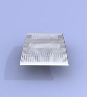 China Aeroscreen Aluminum Louvered Skylights , Skylight Louvres Building Sun Shade for sale