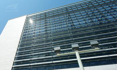 China PVDF Coating Aluminium Sun Louvers 250 Aeroscreen Architectural Customized Color for sale