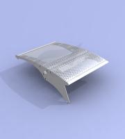 China PVDF Coating Sun Shading Louvers Commercial Thickness 1.0~3.0mm Stable for sale
