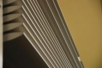 China 350 Sun Shading Louvers Architectural Light Control System Thickness 1.0~3.0mm for sale