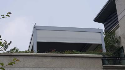 China Blackout Customized Zip Track Blinds Windproof Exterior Gazabo Roller Shade for sale