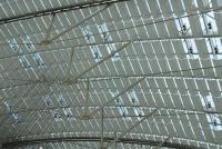 China Mall PTFE Tension Blackout Foldable Skylight Roof System for sale